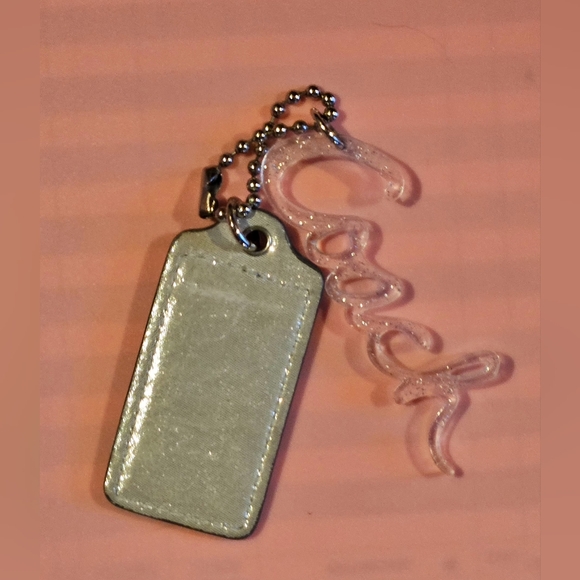 Coach | Bags | Coach Silver Hangtag With Coach Script | Poshmark
